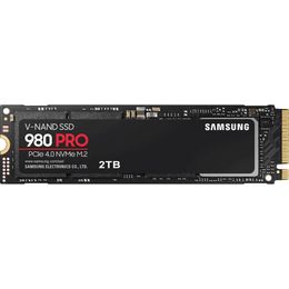 Samsung 980 PRO, Playstation 5 kompatibel, Festplatte Retail, 2 TB SSD M.2 via NVMe, intern
