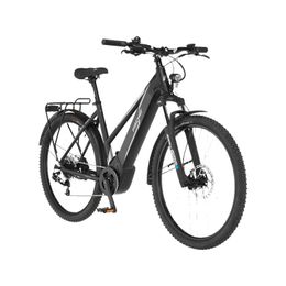 Fischer TERRA 5.0i All Terrain Bike (ATB) (Laufradgröße: 27,5 Zoll, Rahmenhöhe: 44 cm, Damen-Rad, 504 Wh, Schwarz matt)