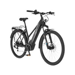 Fischer TERRA 5.0i All Terrain Bike (ATB) (Laufradgröße: 27,5 Zoll, Rahmenhöhe: 49 cm, Damen-Rad, 504 Wh, Schwarz matt)