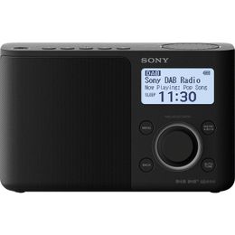 Sony XDR-S61D DAB+ Radio, digital, FM, DAB+, DAB, Schwarz
