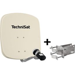 Technisat Digidish 45 mit Satfinder V/H-LNB, inkl. An-Rohr-Fitting DigitalSat-Antenne