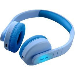 Philips TAK 4206 BL/00, On-ear Kinder Kopfhörer Bluetooth Blau
