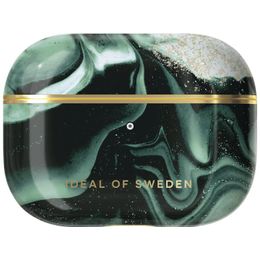 IDeal of Sweden IDFAPCAW21-PRO-320 Airpods Case Pro Golden Olive Marble Schutzhülle,