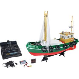 Carson RC-Fischkutter Cux-15 2.4G 100% RTR Spielzeugboot, Grün