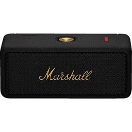 Marshall Emberton II Bluetooth Lautsprecher, Black and Brass, Wasserfest