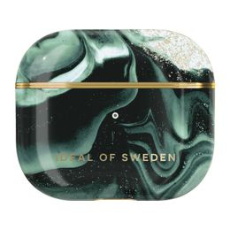 IDeal of Sweden IDFAPCAW21-G4-320 Airpods Case Gen 3 Golden Olive Marble Schutzhülle,