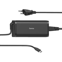 Hama USB-C-Notebook Netzteil Universal, 5 - 20 Volt 92 Watt, Schwarz