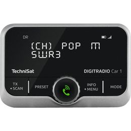 Technisat DIGITRADIO CAR 1 DAB+ Adapter mit Bluetooth- und Freisprechfunktion zur Aufrüstung eines Autoradios