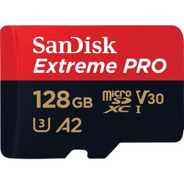Sandisk Extreme PRO® UHS-I, Micro-SDXC Speicherkarte, 128 GB, 200 MB/s
