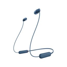 Sony WI-C100, In-ear Kopfhörer Bluetooth Blau