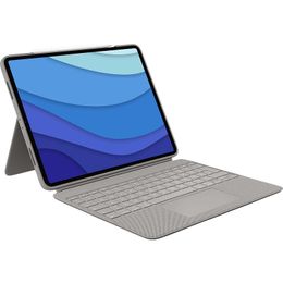 Logitech Combo Touch für iPad Pro 12.9“ (5. und 6. Generation) Tastatur-Hülle Sand