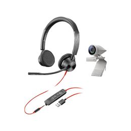 Poly Studio P5 Kit mit Blackwire 3325 Corded Headset, Mehrfarbig