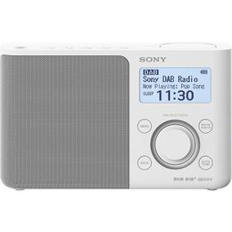 Sony XDR-S61D DAB+ Radio, digital, FM, DAB+, DAB, Weiß