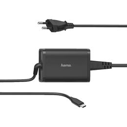 Hama USB-C Notebook-Netzteil Universal, 5 - 20 Volt 65 Watt, Schwarz