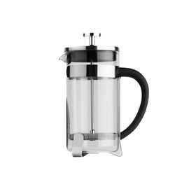 MILU 5082 4-tlg. French Press-Set Kaffeebereiter Silber/Transparent