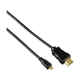 Hama High Speed 2 m, HDMI-Kabel, Schwarz