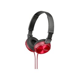 Sony MDR-ZX310, On-ear Kopfhörer Rot