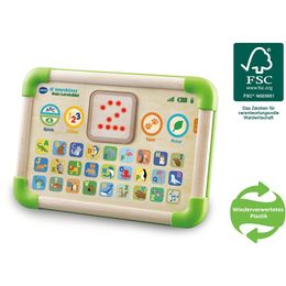 Vtech Interaktives Holz-Lerntablet Kleinkindertablet, Mehrfarbig