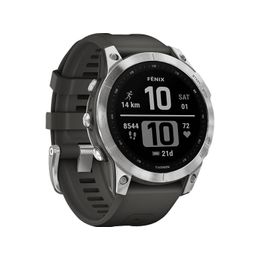 Garmin Fenix 7 Smartwatch Edelstahl Silikon, 127-210 mm, Graphit