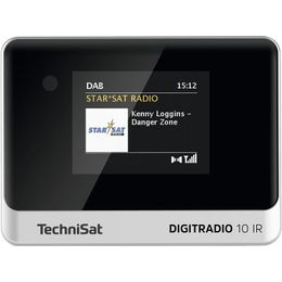 Technisat DIGITRADIO 10 IR DAB+ Radio, Stationäres Radio / Radioadapter, DAB+, Internet FM, AM, DAB, Bluetooth, Schwarz/Silber