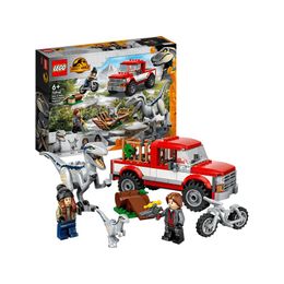 Lego Jurassic World 76946 Blue & Beta in der Velociraptor-Falle Bausatz, Mehrfarbig