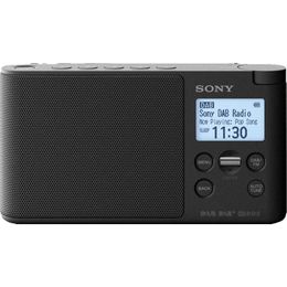 Sony XDR-S41D Radio, PLL-Synthesizer, FM, DAB, DAB+, Schwarz