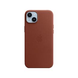 Apple Leder Case mit MagSafe, Backcover, Apple, iPhone 14 Plus, Umbra
