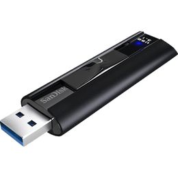 Sandisk Extreme Pro USB-Stick, 128 GB, 420 MB/s, Schwarz