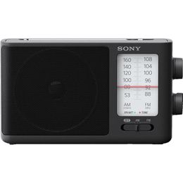 Sony ICF-506 Radio, Analog, FM, AM, Schwarz