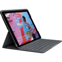 Logitech Slim Folio für iPad (7. Generation) Tastatur-Case Grafit