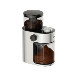 Braun FreshSet KG 7070 Kaffeemühle Silber/Schwarz 110 Watt, Scheibenmahlwerk