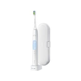 Philips Sonicare HX6839/28 ProtectiveClean 4500 Elektrische Zahnbürste Weiß/Helblau, Reinigungstechnologie: Schalltechnologie