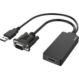 Hama VGA+USB-Stecker - HDMI-Buchse, Adapter, 0,15 m