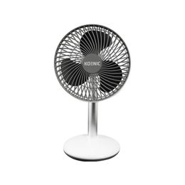 KOENIC KTF 15422 USB Tischventilator Weiß/Grau (7 Watt)