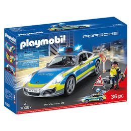 Playmobil 70067 Porsche 911 Carrera 4S Polizei Spielset, Mehrfarbig