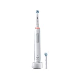 Oral-B Pro 3 3000 Sensitive Clean Elektrische Zahnbürste White, Reinigungstechnologie: Oszillierend / Rotierend Pulsierend (3D)