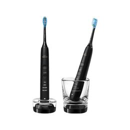 Philips Sonicare HX9914/54 DiamondClean 9000 Doppelpack Elektrische Zahnbürste Schwarz, Reinigungstechnologie: Schalltechnologie