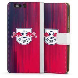 DeinDesign Handyhülle Wappen RB Leipzig Offizielles Lizenzprodukt RB Leipzig Blau Rot, Huawei P10 Hülle Handy Flip Case Wallet Cover Handytasche Leder