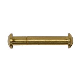 Kai Wiechmann Schraube Ersatzteile Teakmöbel Hülsenschraube 64 mm als Qualitätsschraube, (1 St), massive 2-teilige Messingschraube für Gartenmöbel