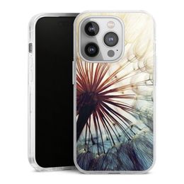 DeinDesign Handyhülle Pusteblume Fotografie Blumen Dandelion 1, Apple iPhone 14 Pro Hülle Bumper Case Handy Schutzhülle, weiß