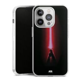DeinDesign Handyhülle Fanartikel Laserschwert Star Wars Sith lightsaber - Star Wars, Apple iPhone 14 Pro Hülle Bumper Case Handy Schutzhülle, weiß