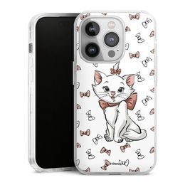 DeinDesign Handyhülle Aristocats Marie Disney Katze Marie Shy, Apple iPhone 14 Pro Hülle Bumper Case Handy Schutzhülle, weiß