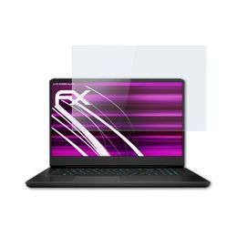 atFoliX Schutzfolie Panzerglasfolie für MSI Vektor GP76, Ultradünn und superhart, weiß