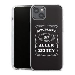 DeinDesign Handyhülle Bester Opa, Apple iPhone 14 Plus Hülle Bumper Case Handy Schutzhülle, weiß