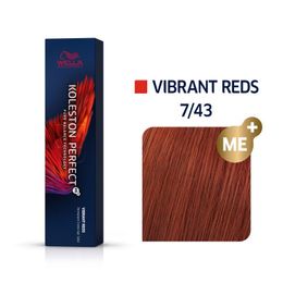 Wella Professionals Koleston Perfect Me+ Vibrant Reds 7/43 mittelblond rot-gold 60ml