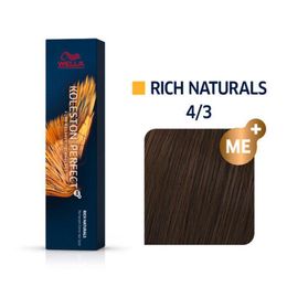 Wella Professionals Koleston Perfect Me+ Rich Naturals 4/3 mittelbraun gold 60ml