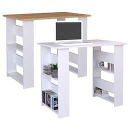 Vcm Holz Schreibtisch Computertisch Arbeitstisch Bürotisch Büro Tisch Efilo