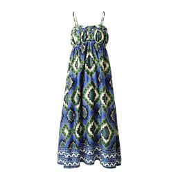 Warehouse Kleid Damen Größe 44 beige / blau / navy / grün Winterkleid