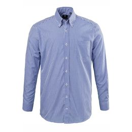JP1880 Hemd Herren Gr&ouml;&szlig;e 7XL Gro&szlig;e Gr&ouml;&szlig;en hellblau / wei&szlig;