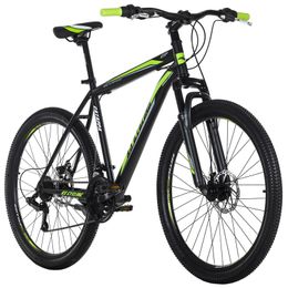 KS-Cycling KS Cycling Mountainbike Hardtail 26 Zoll Catappa schwarz-gr&uuml;n